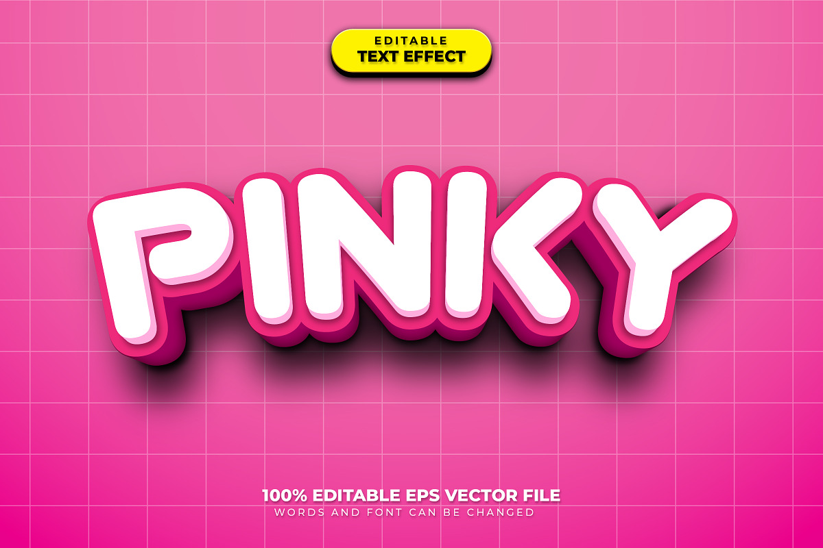 Pinky Text Effect