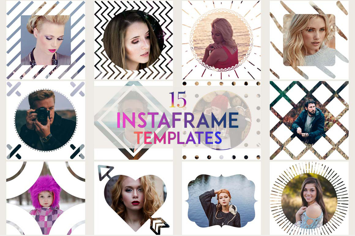15 InstaFrame PSD Templates, a Social Media Template by Creativetacos