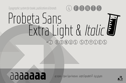 Octuple max -2 fonts-, a Sans Serif Font by deFharo