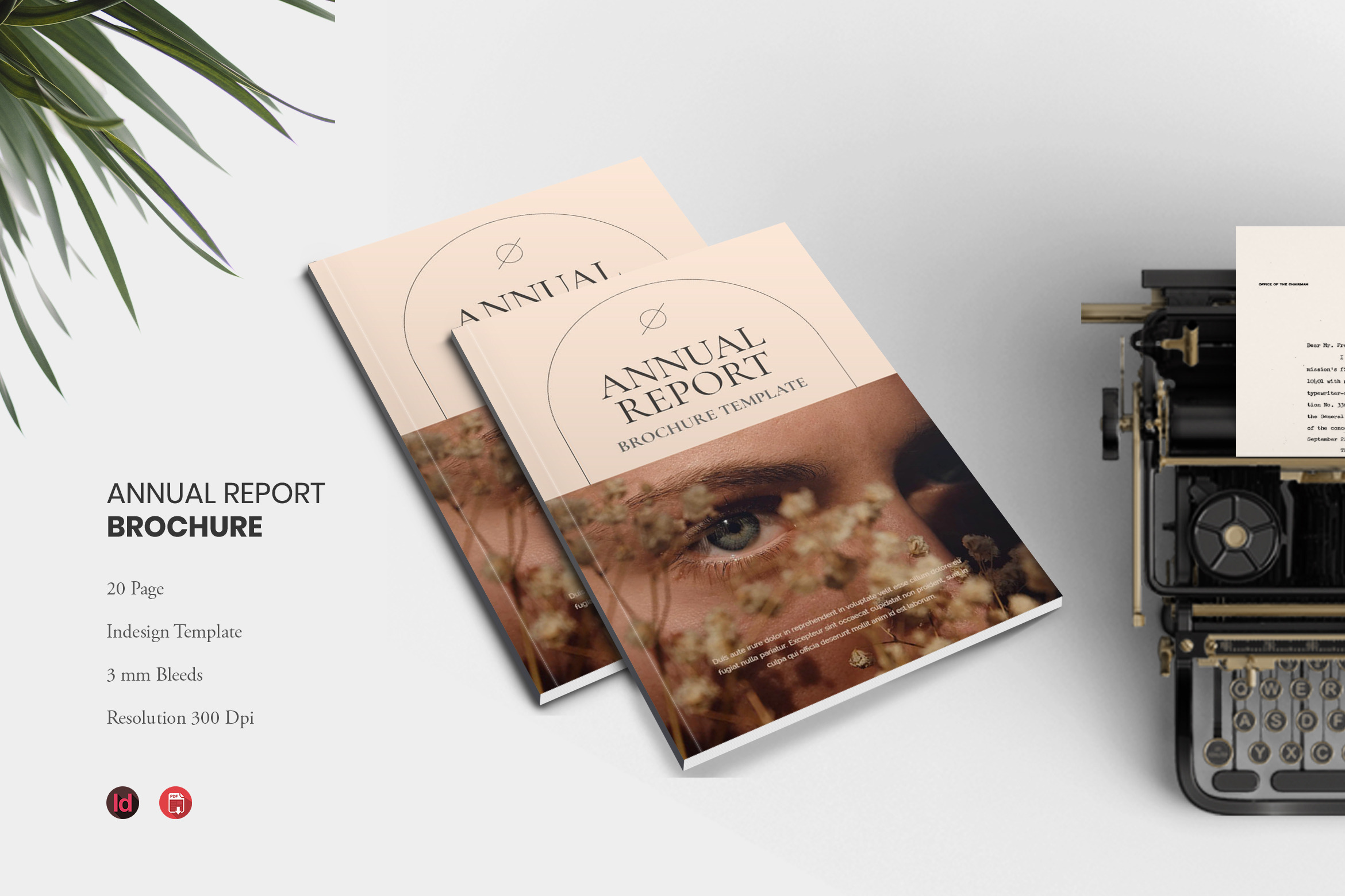 Annual Report, a Magazine Template by AQR Studio