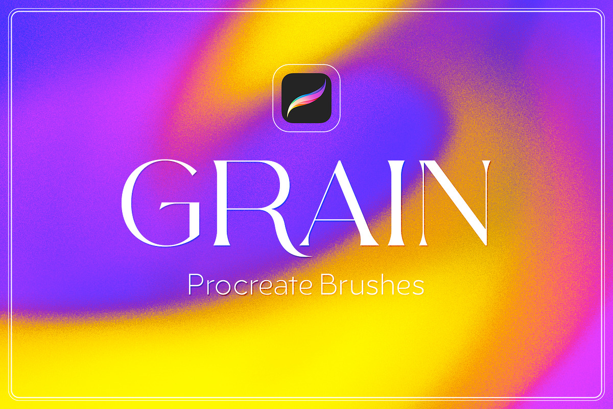 Procreate Brushes -Grain Backgrounds, a Brush Add-On by Andrew Skoch Design