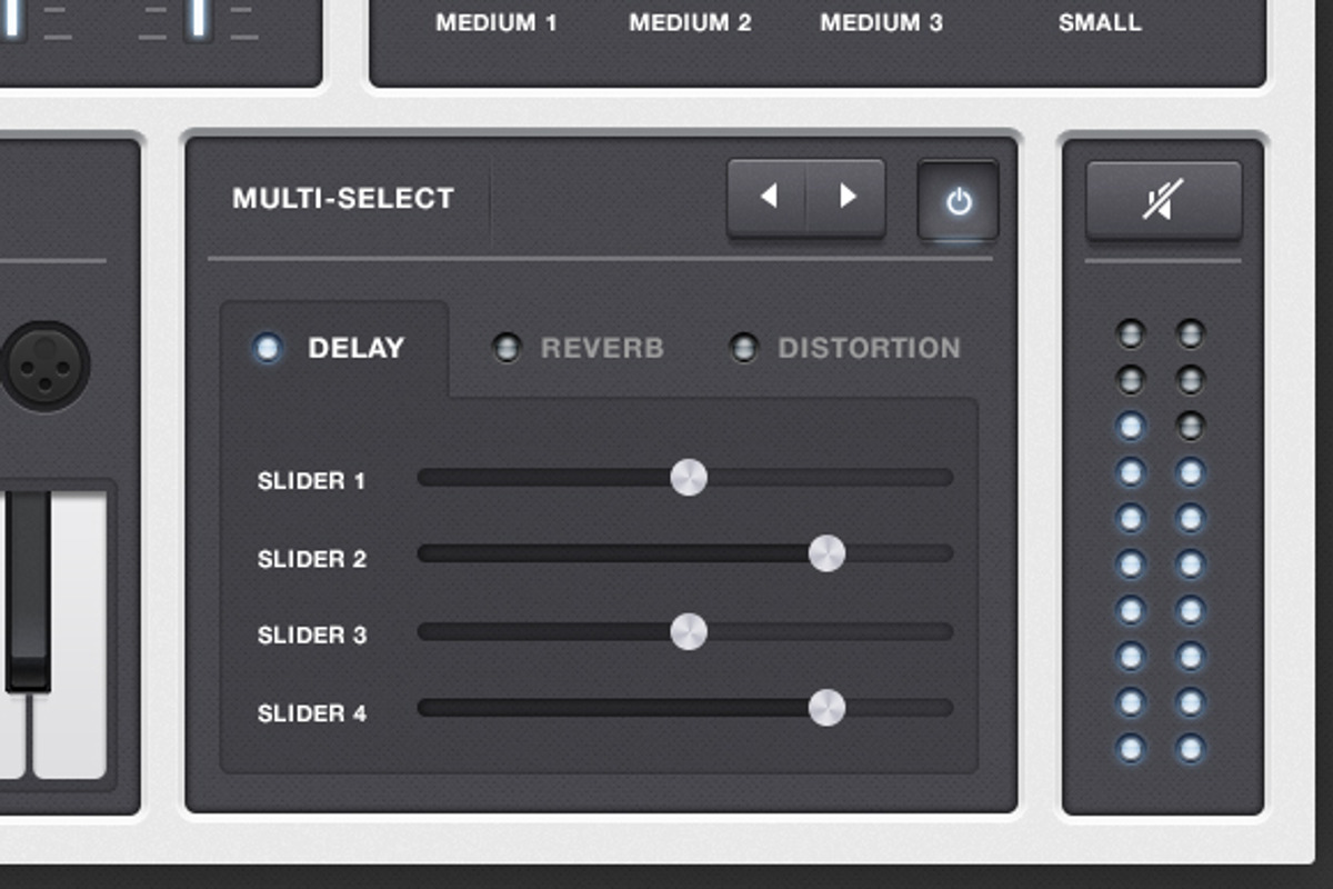 Synth Audio App UI Kit, an UI Kit Template by Medialoot | Creative Market