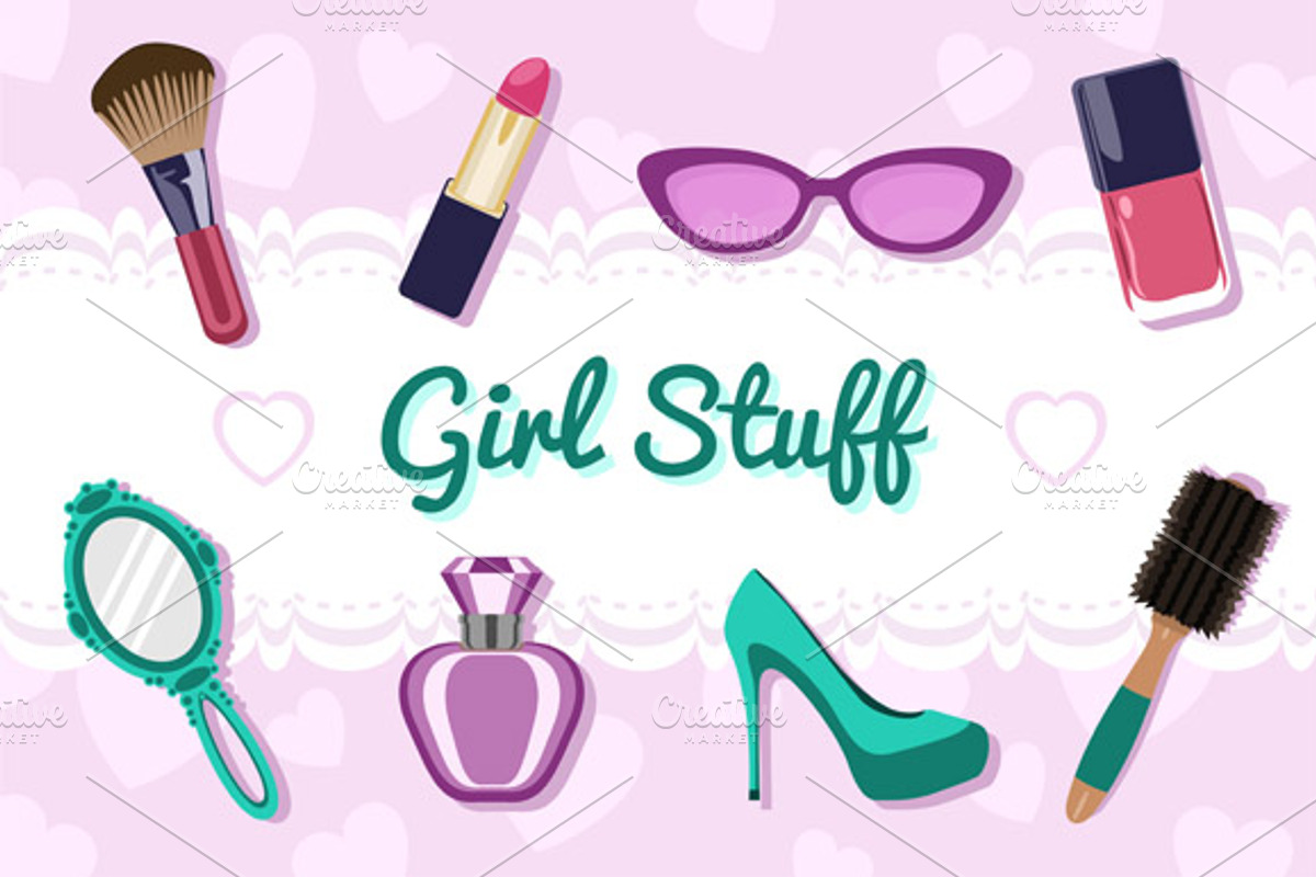 Girl stuff, an Object Graphic by Rosa Puchalt