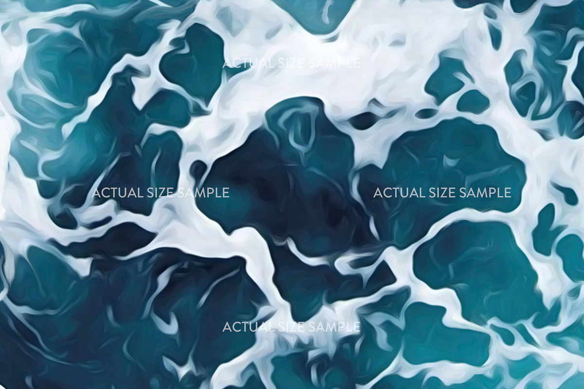 Ocean Sea Foam Seamless Pattern, a Pattern Graphic by Leysa Flores