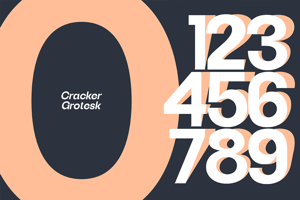 Cracker Grotesk Sans Serif Typeface