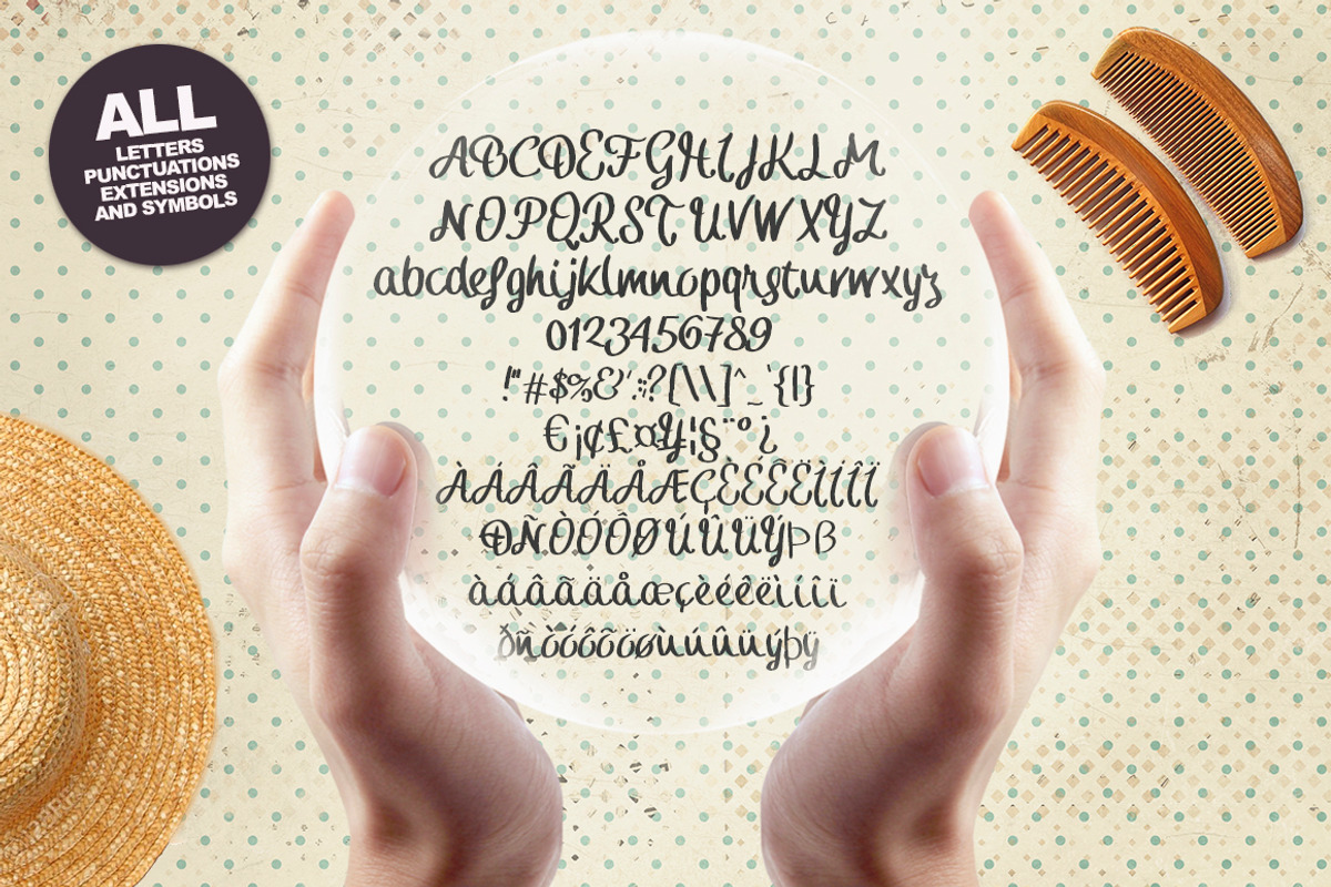 The Amish Typeface, a Script Font by SmartDesigns