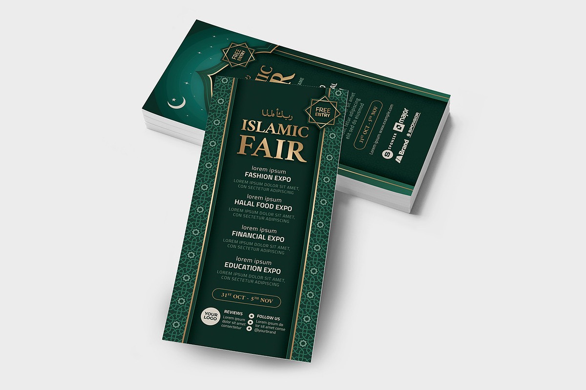Islamic Flyer Templates, a Flyer Template by BrandPacks