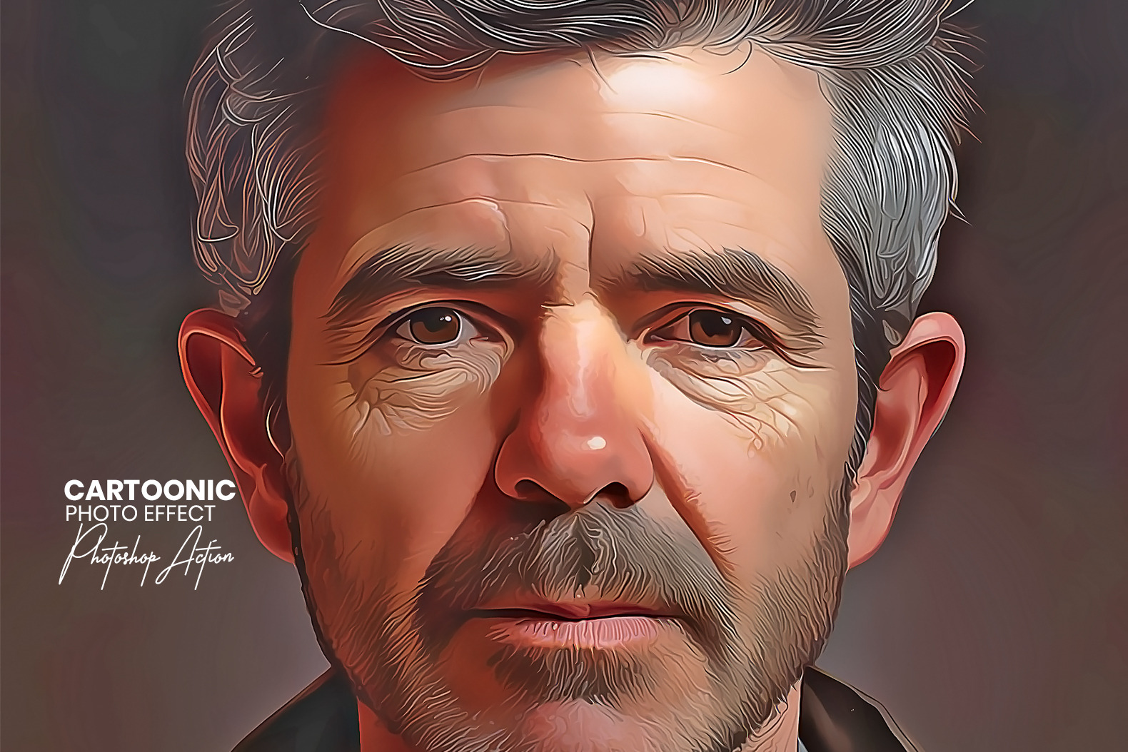 Easy Cartoonic Photoshop Action