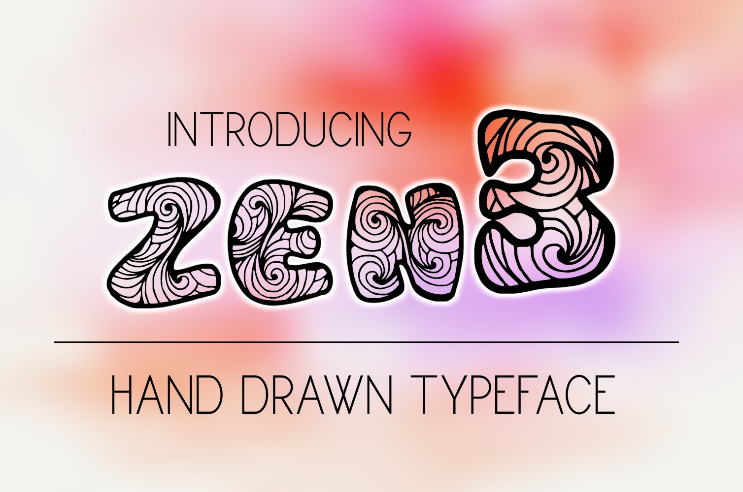Zen3 Font, a Font by Digital Typeface Studio