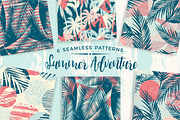Summer Adventure. 6 seamless pattern, a Pattern Graphic by Nadia Grapes | Creative Market
