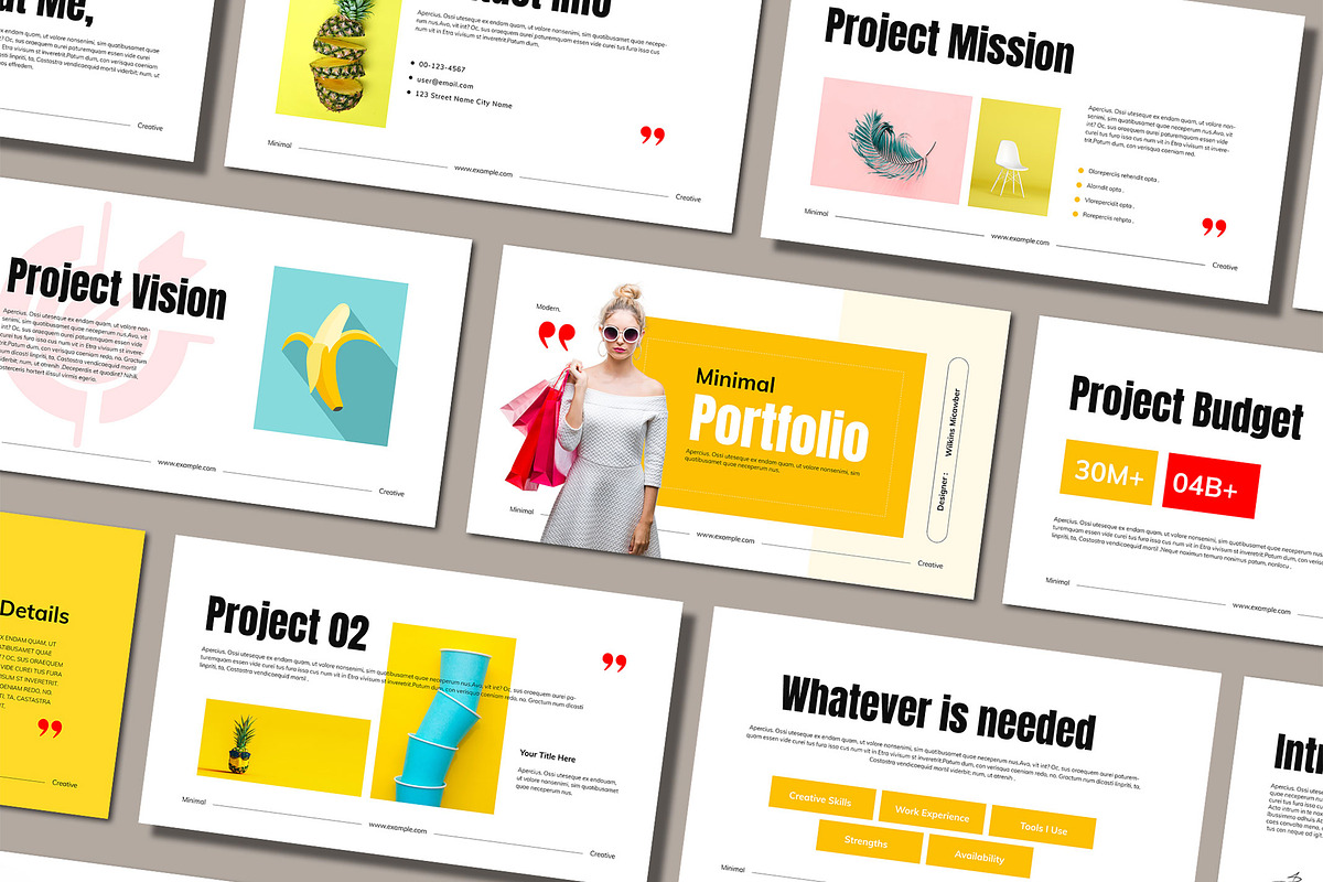 Bold and Bright Portfolio