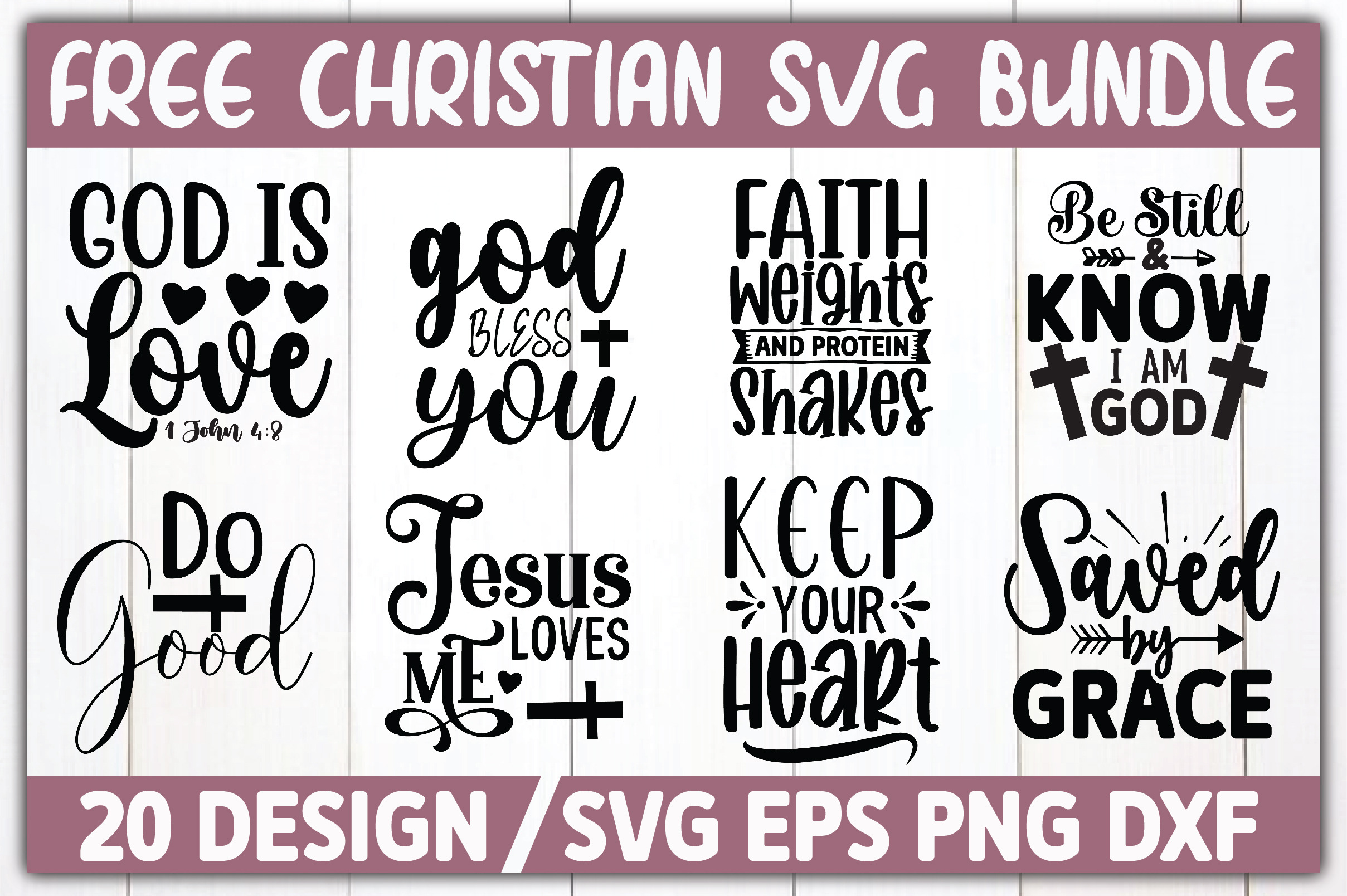 Christian SVG Bundle, a Graphic by crafthome