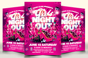Girls Night Out Flyer, a Flyer Template by darkmonarch