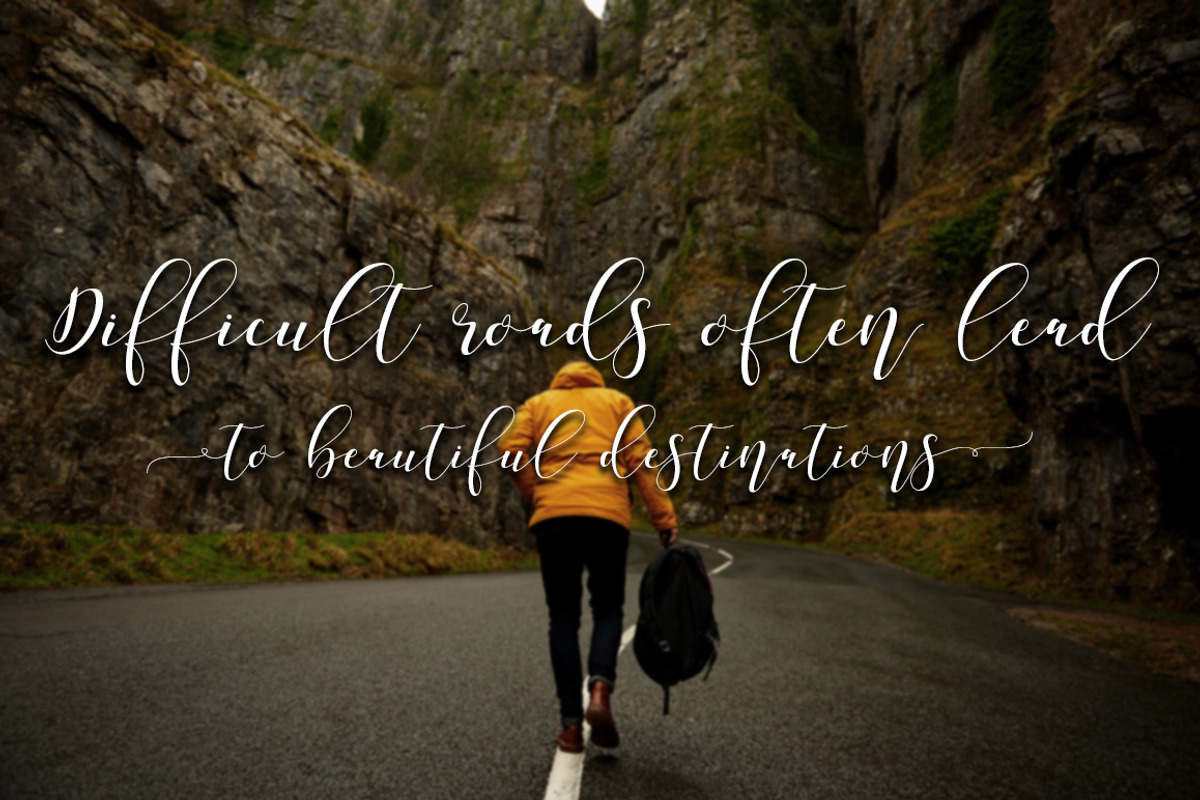 Shania sweet calligraphy, a Script Font by Teweka