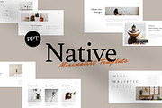 Native Minimalist Powerpoint Template