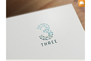 THREE, a Branding & Logo Template by blends.studio
