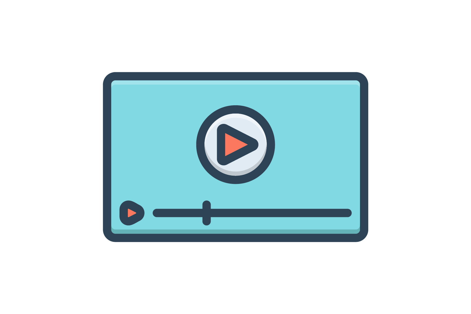 Video technology icon | Outline Icons ~ Creative Market