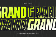 Grand - Headline Business Font