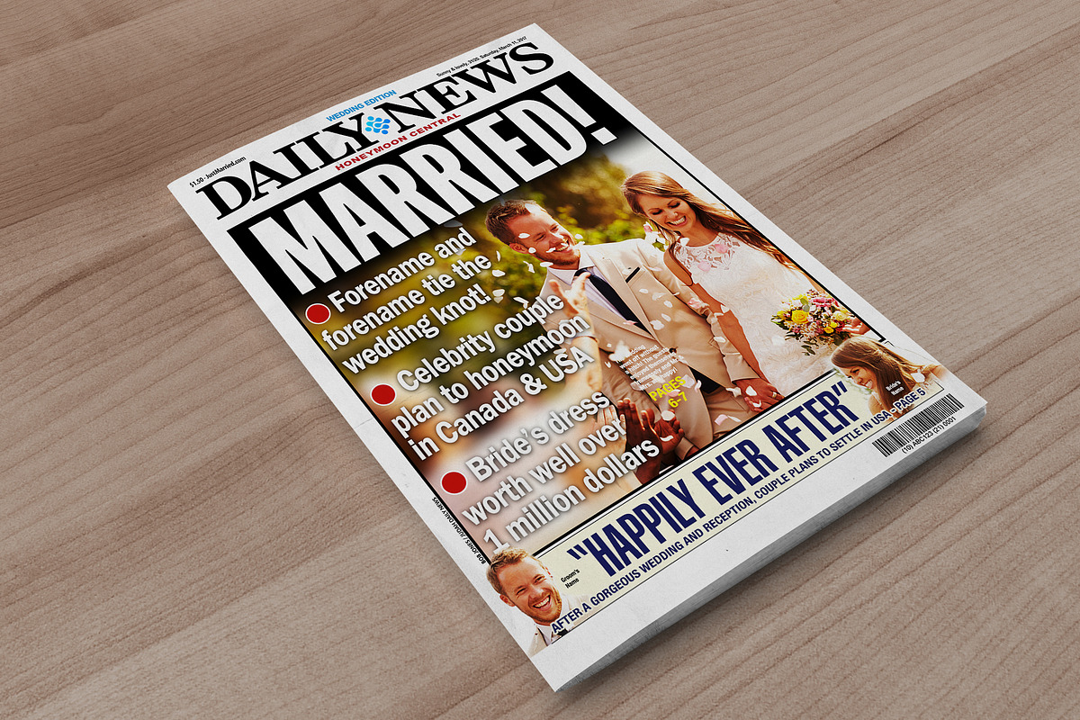 Editable Tabloid Newspaper Cover, a Flyer Template by Newspaper Templates