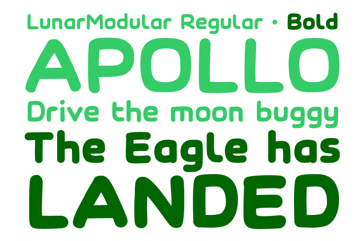 Lunar Modular hand drawn sci-fi font, a Sans Serif Font by Comicraft Fonts