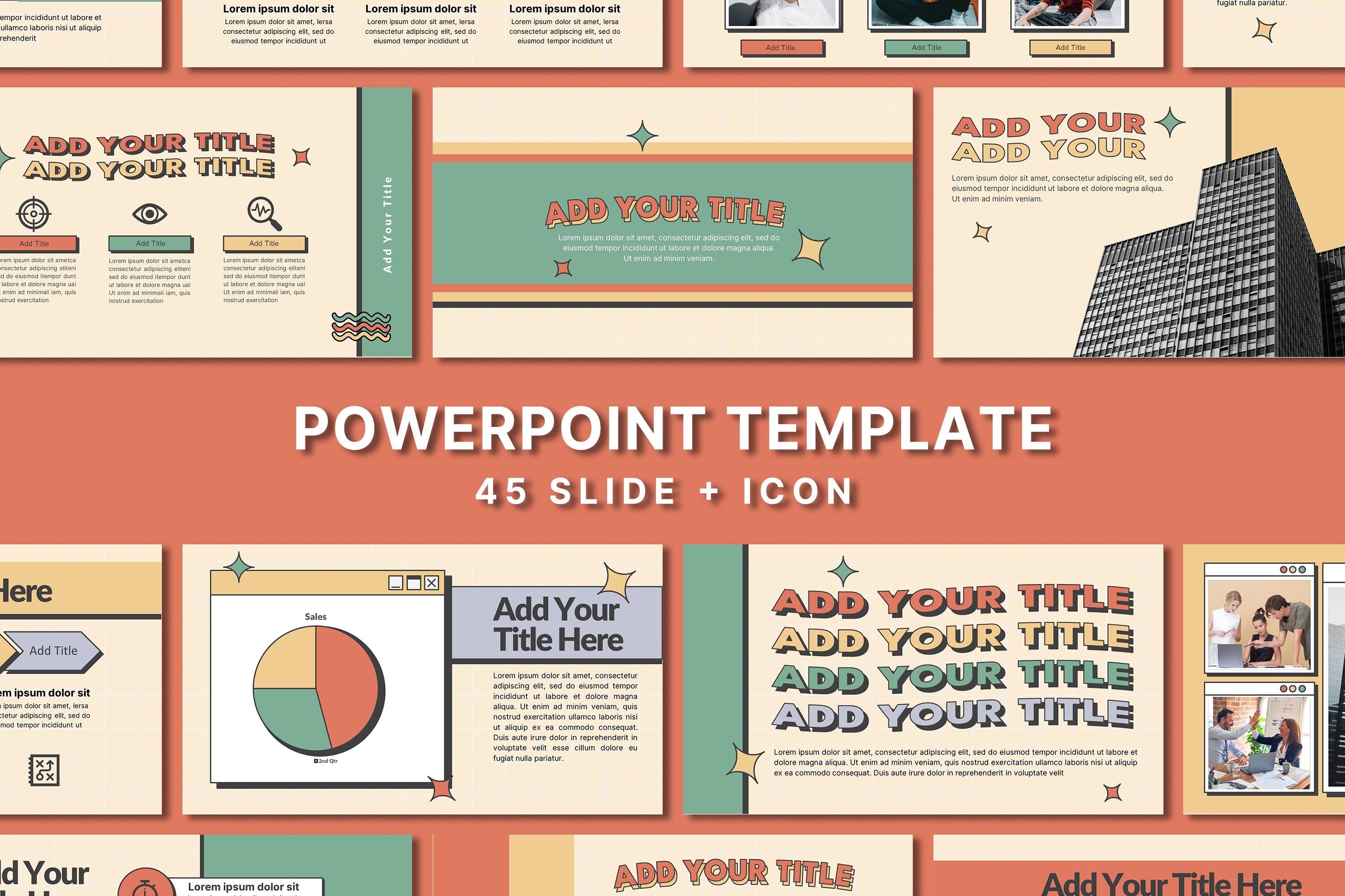 Retro 90's Powerpoint Template 2023, a Presentation Template by SKY ...