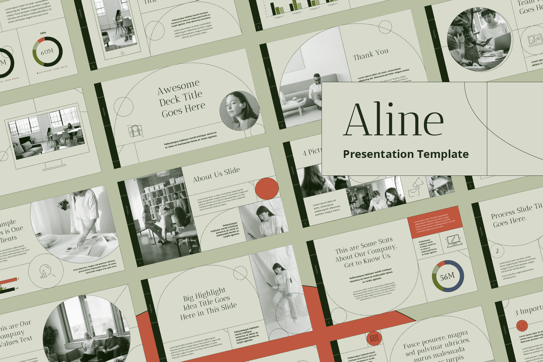 Aline PowerPoint Template, a Presentation Template by chio.design ...