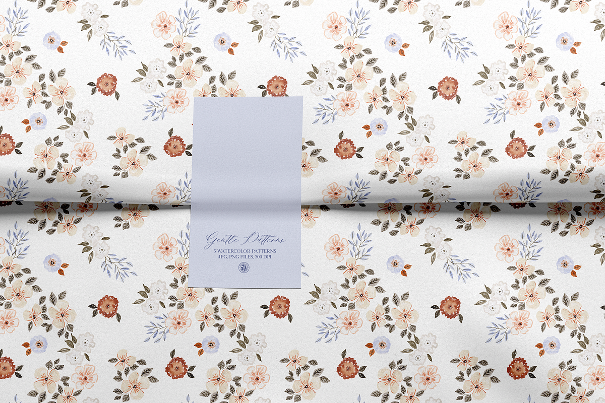 Gentle Patterns, a Pattern Graphic by Webvilla Studio