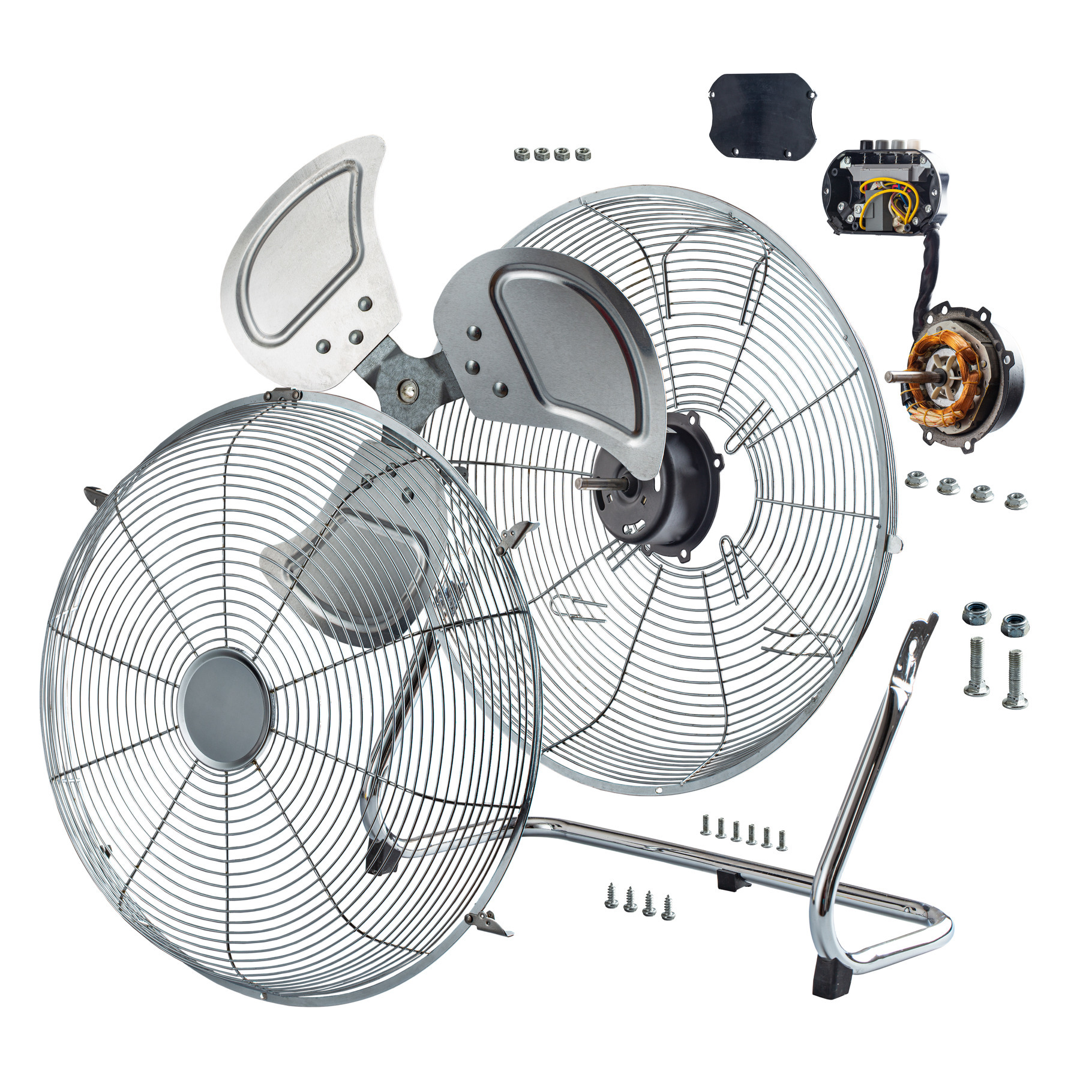 Explode view of electric fan stock photo containing fan and electric, a ...