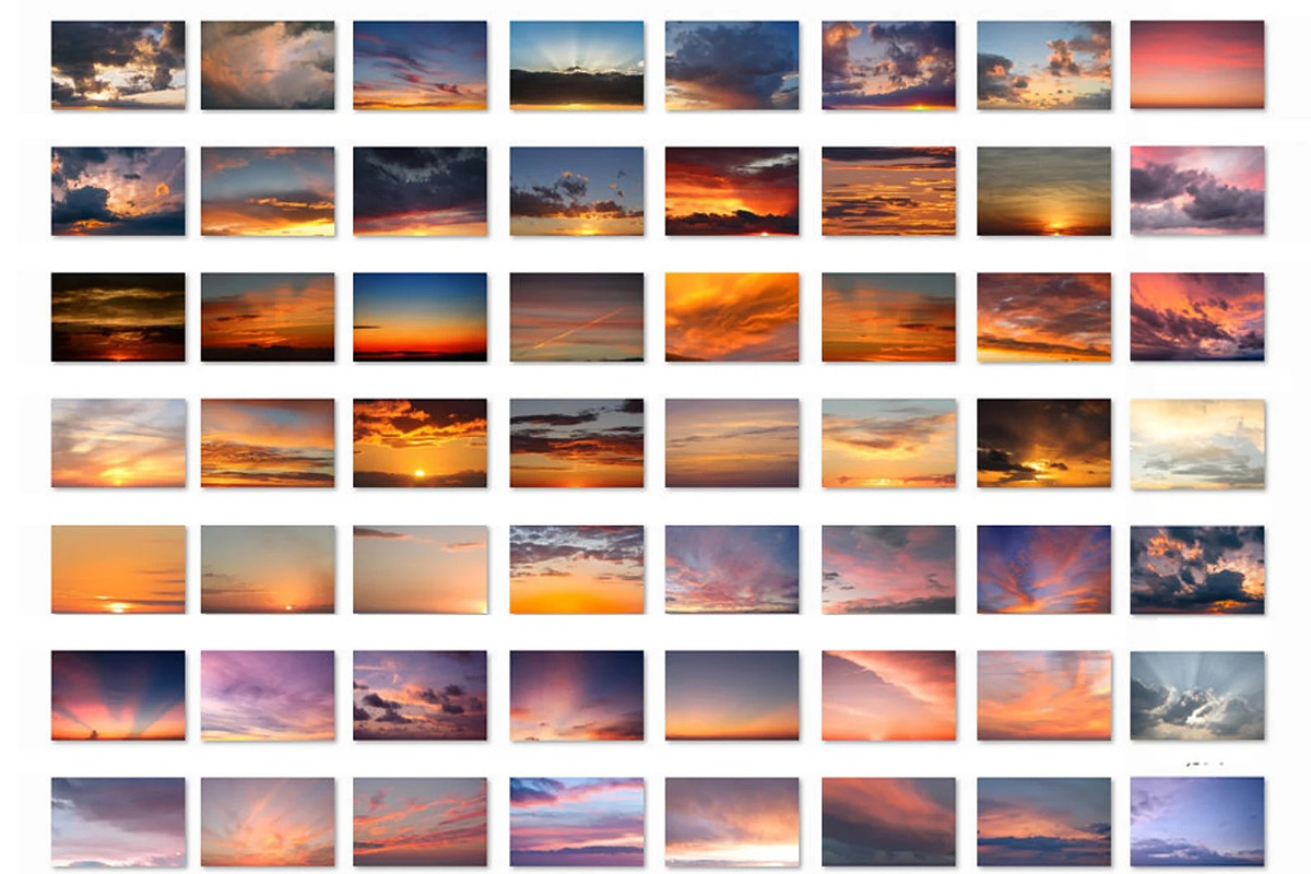 500 SKY OVERLAYS BUNDLE, a Layer Style Add-On by ZephyrDigital