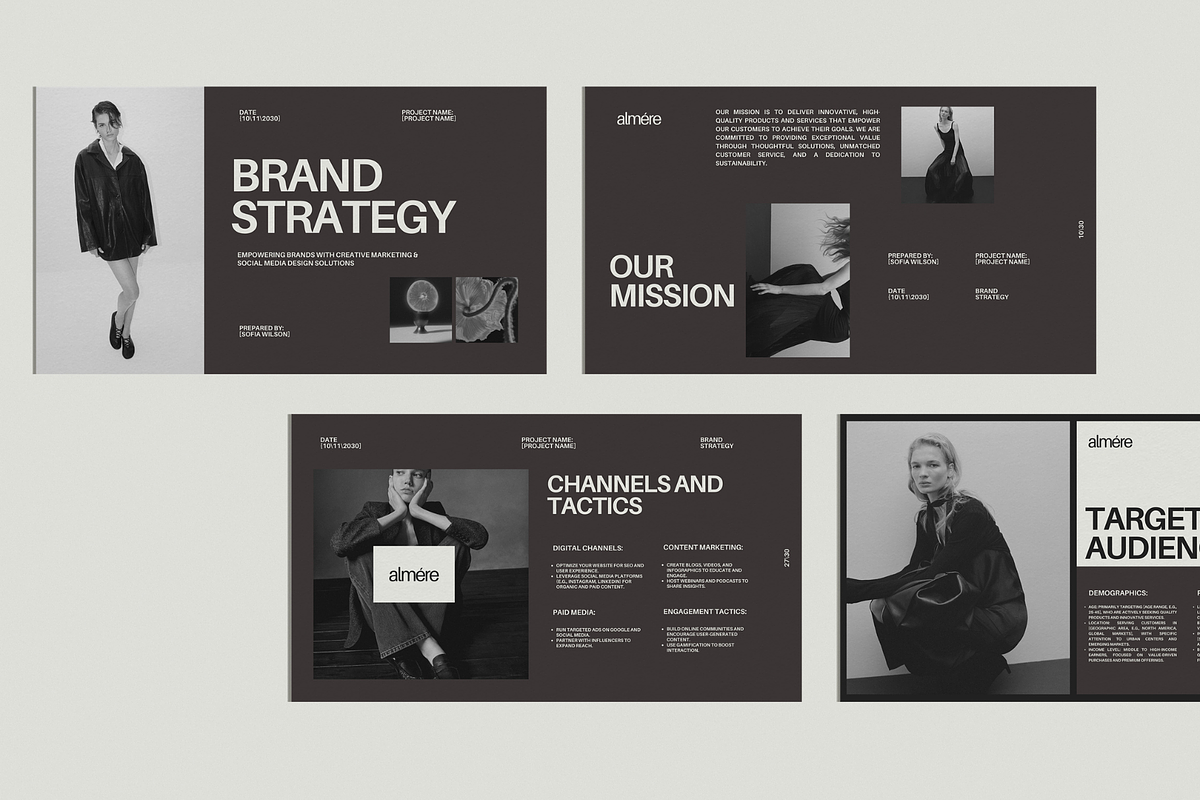 Prewritten Brand Strategy Canva | Amare Creative