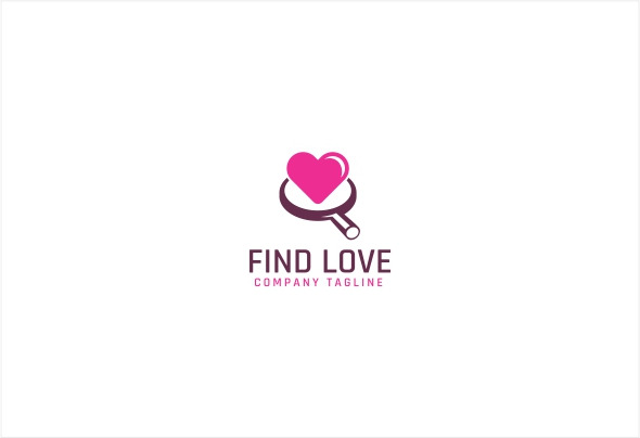 Find Love Logo Template, a Branding & Logo Template by PutraCetol Studio