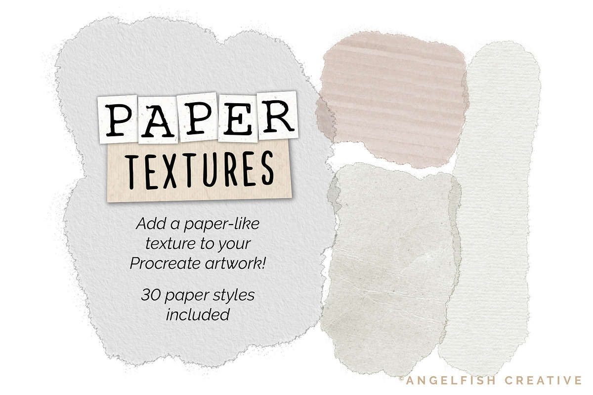 Paper Textures Procreate Brush Set