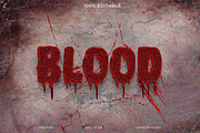 Red Color Blood Text Effect Style, a Layer Style Add-On by Imamul001