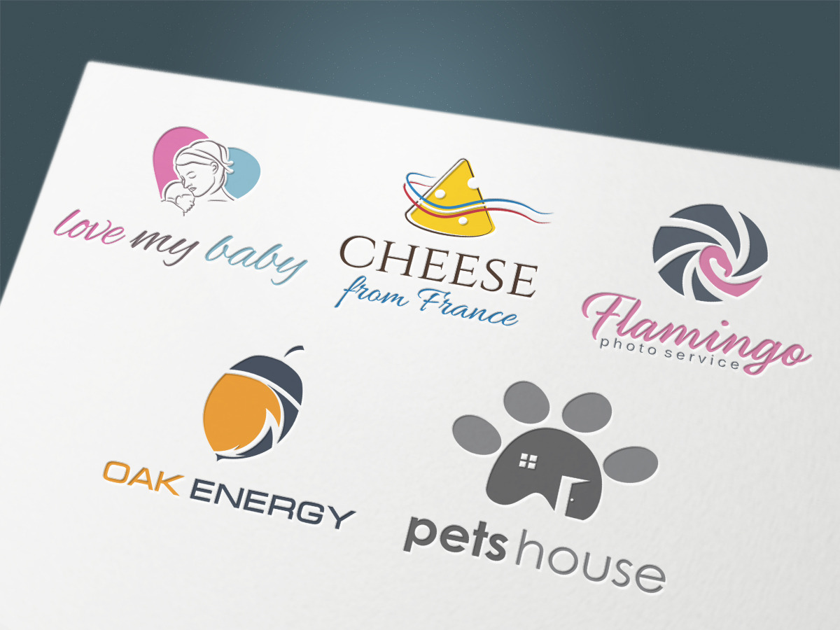 Different logos set vol.2, a Branding & Logo Template by UVAconcept