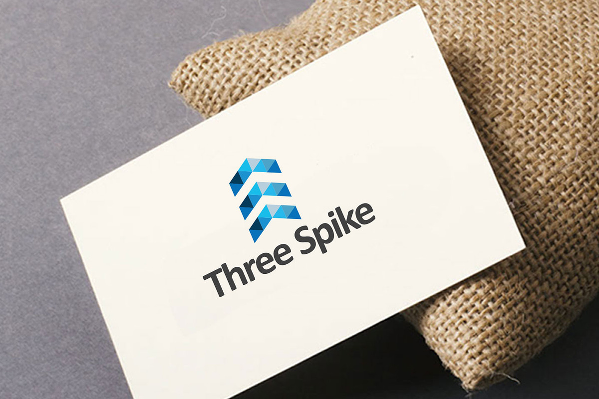Three Spike Logo, a Branding & Logo Template by legendshop
