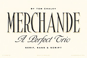 Merchande - Vintage Font Trio, a Font by Tom Chalky | Creative Market