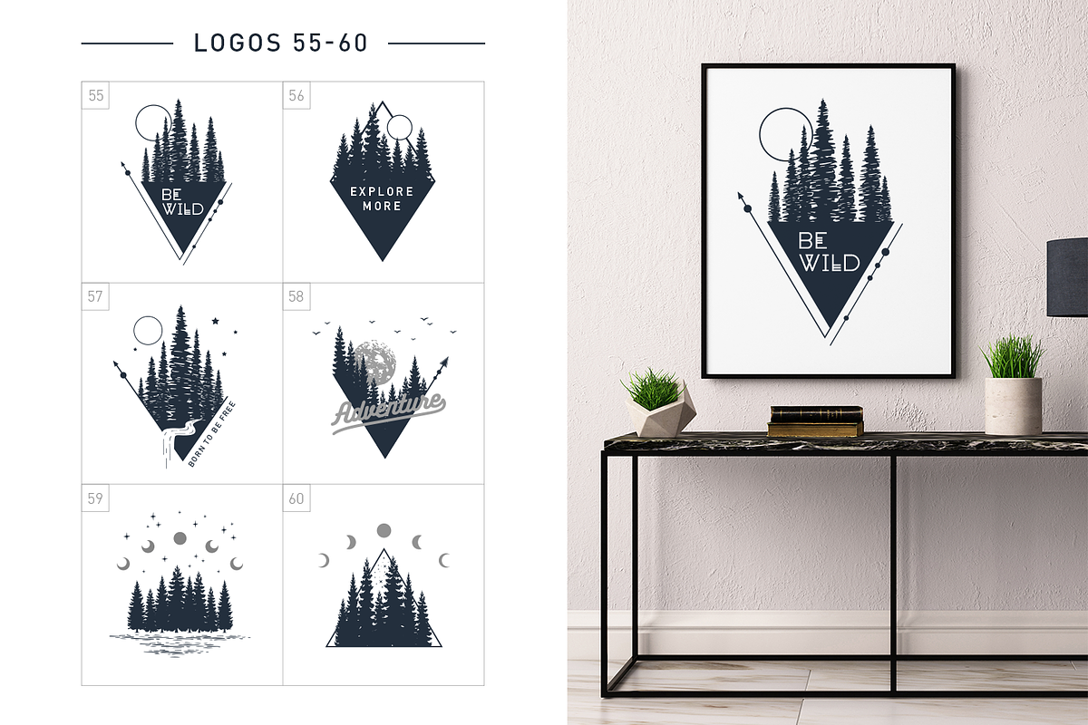 Nordicus. 60 Creative Logos, an Illustration by Cosmic Store