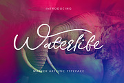 Waterlife, a Script Font by Design Dukkan
