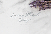 Lavender Script, a Script Font by Creamy Script