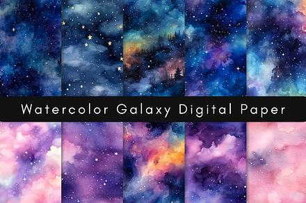 Star Digital Paper, a Pattern Graphic by PolpoDesign