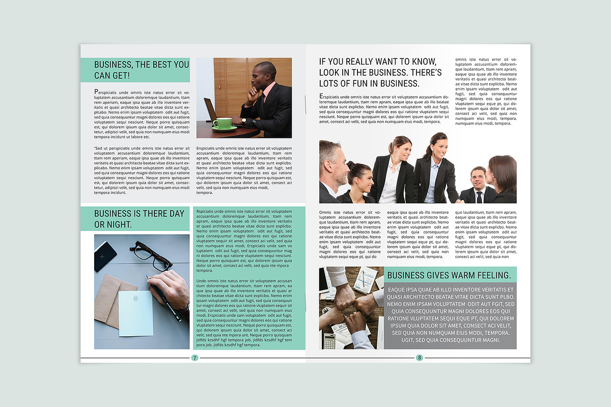 Newsletter InDesign Template, a Brochure Template by ROJI CREATOR