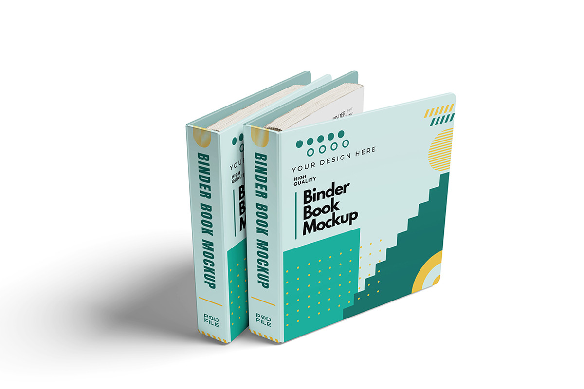 Binder Book Mockup, a Product Mockup by bimockup