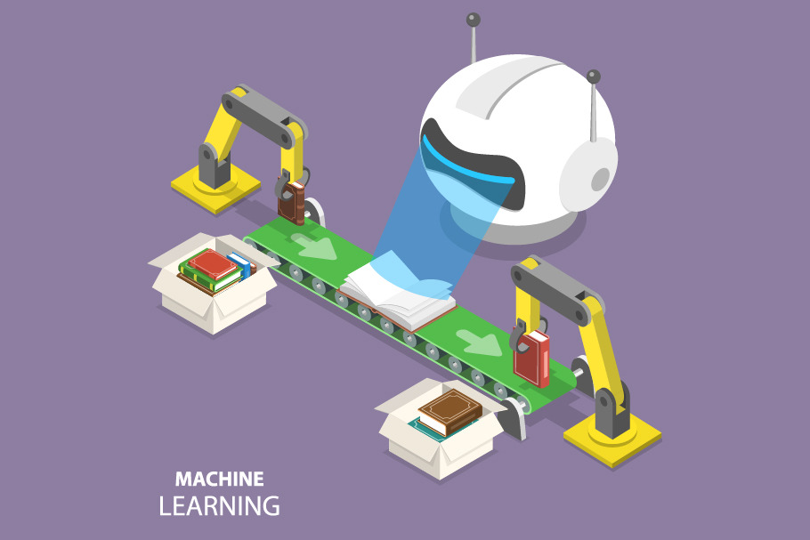 Machine learning | Education Illustrations ~ Creative Market