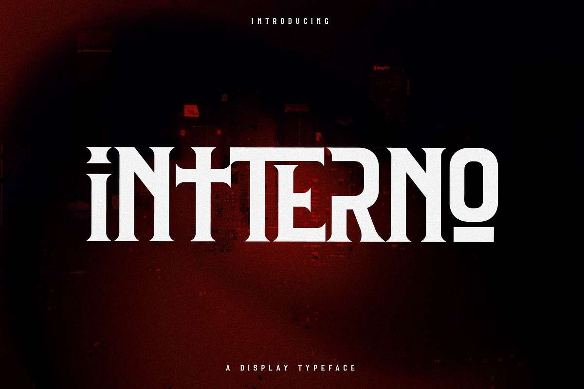 Intterno Display Typeface Font, a Serif Font by Storytype Studio