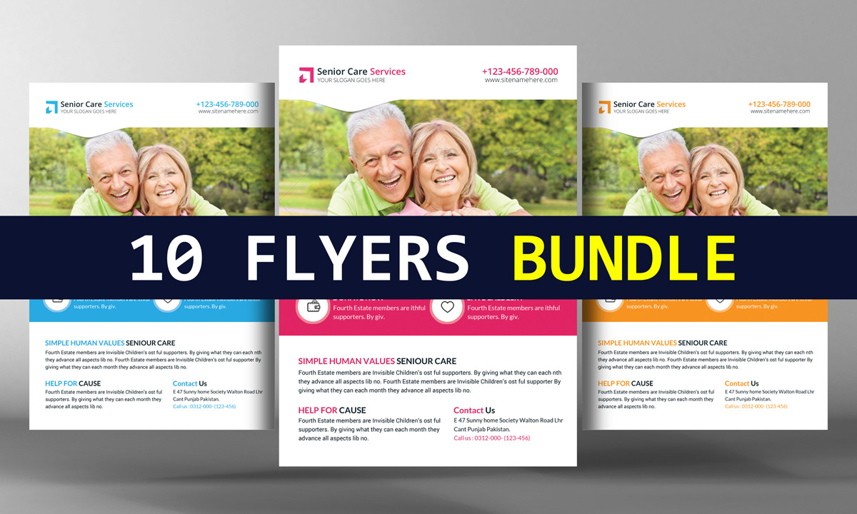 5 Business Flyer Bundle, a Flyer Template by graphicforest