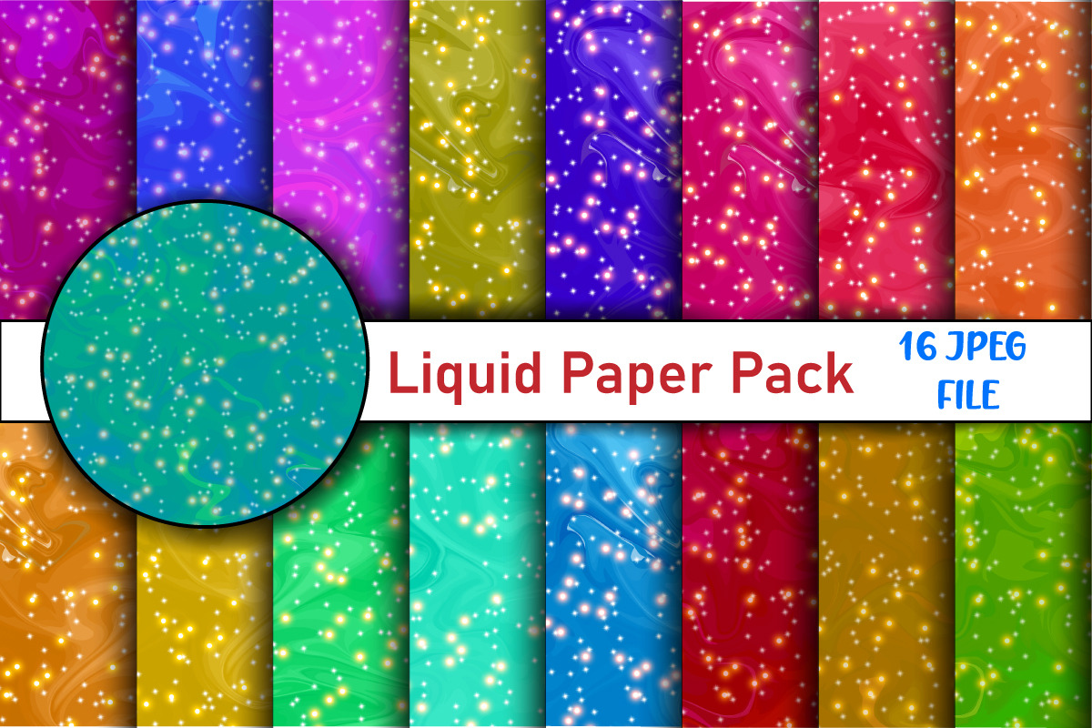 Abstract Liquid Paper Pack, Liquid, a Texture Graphic by protabsorkar11
