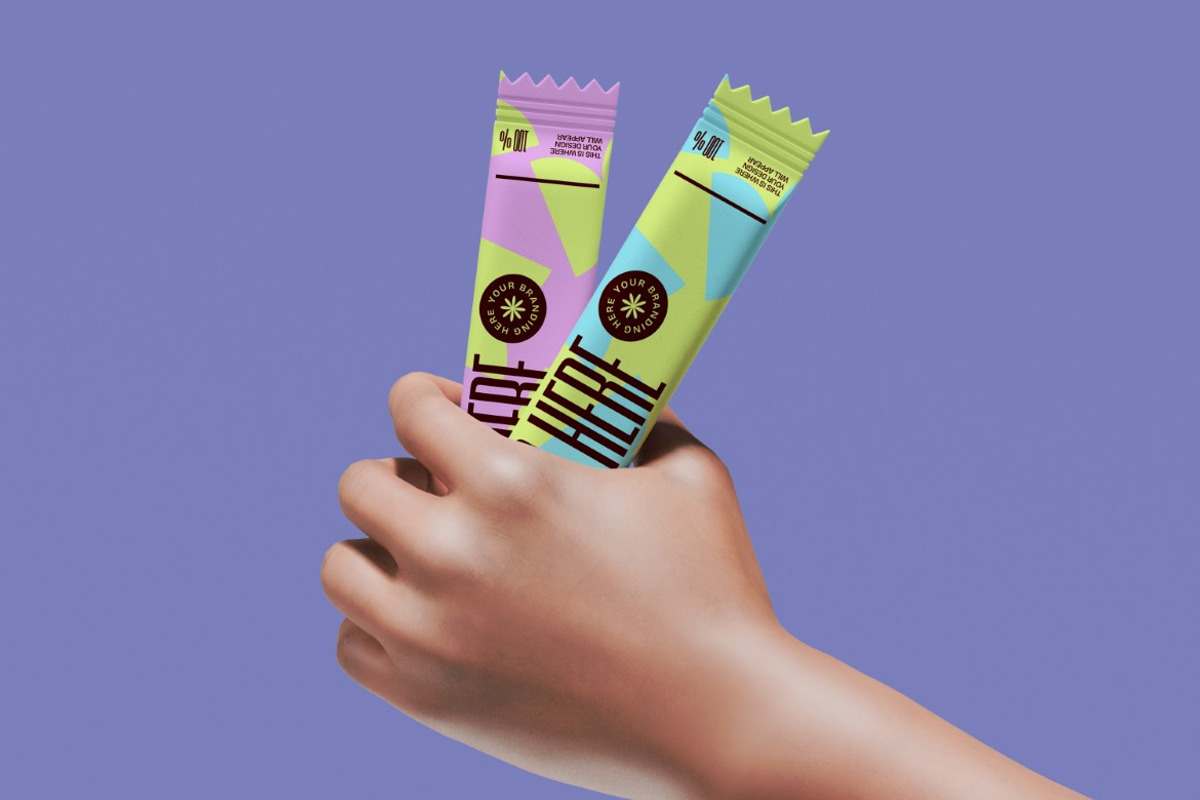 Stick Sachet Mockup, a Packaging Mockup by graphicook