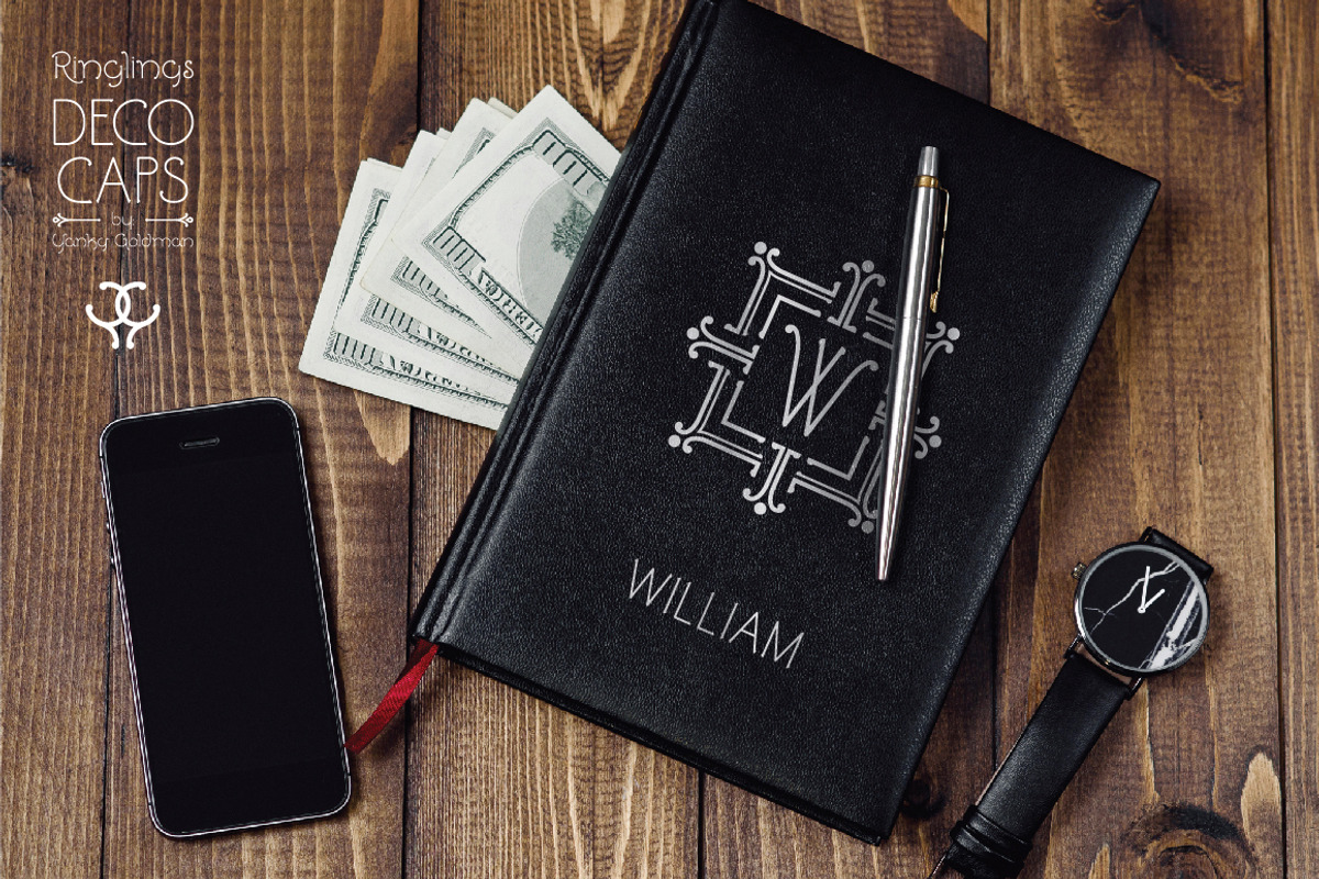 Ringlings Deco Caps, a Sans Serif Font by Yanky Goldman | Creative Market