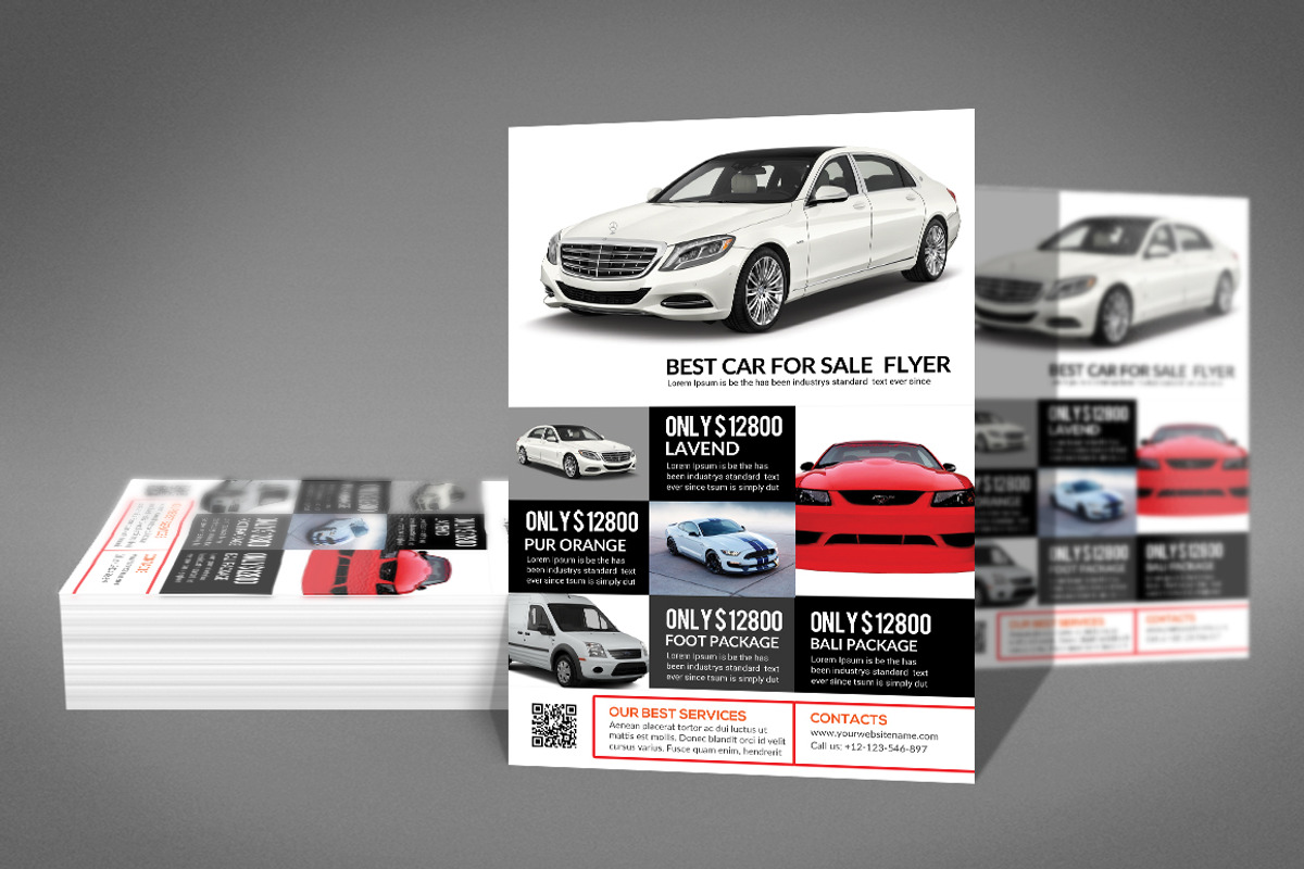 Car Business Flyer, a Flyer Template by graphicforest