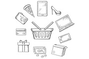 Trading sketch icons, a Graphic by Vector Tradition